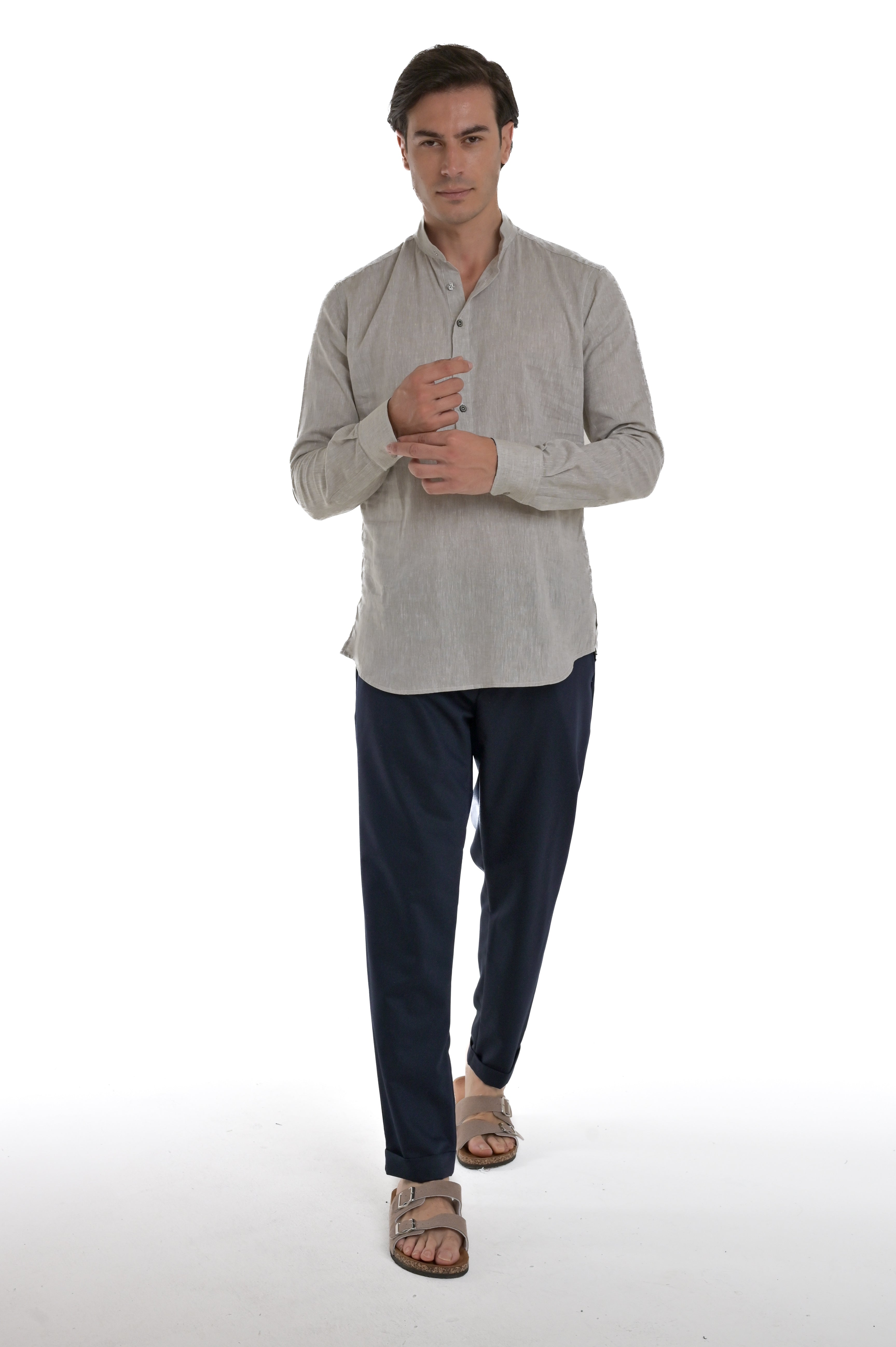 Pantaloni Classici slim Racket MRL blu SS25 – DISPLAJ Jeans